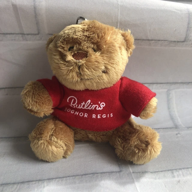 BUTLINS BOGNOR REGIS Teddy bear plush keyring £9.99 - PicClick UK