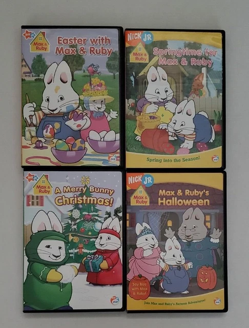 MAX & RUBY Lot of 11 DVDs Nick Jr. Nickelodeon Spring Summer 16 Hours ...