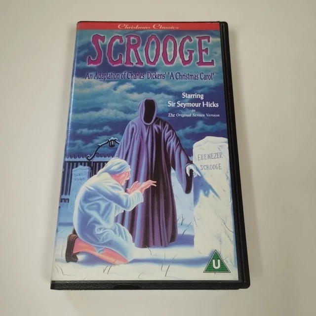 SCROOGE - A Christmas Carol Adaptation Starring Sir Seymour Hicks - VHS ...
