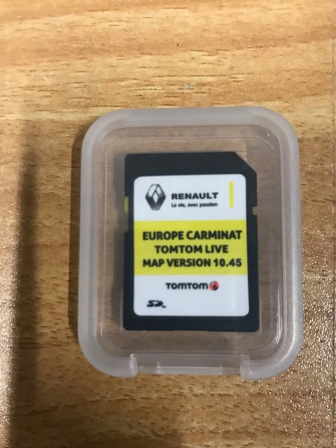 RENAULT EUROPE CARMINAT TomTom Live Map Version 10.45 £26.00 - PicClick UK