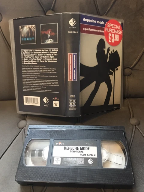 DEPECHE MODE - Devotional Vhs £3.99 - PicClick UK