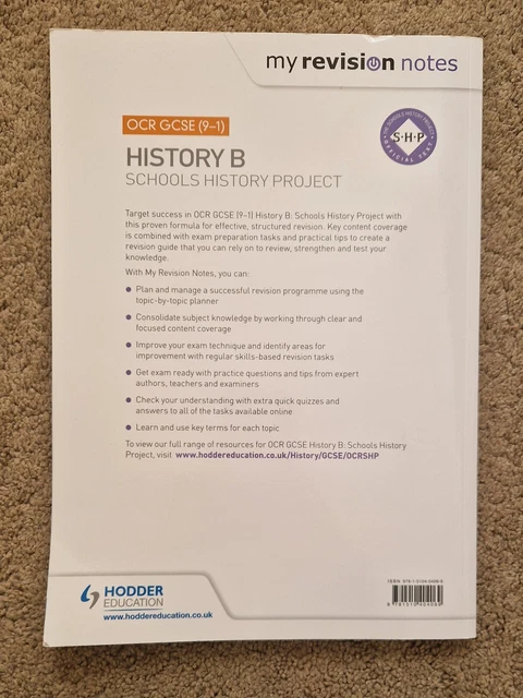 OCR GCSE HISTORY B Schools History Project Textbook £9.71 - PicClick UK