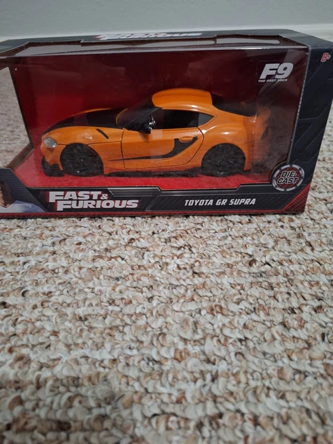 TOYOTA SUPRA ORANGE "Fast & Furious 9 F9" 2021 1/24 Diecast Model Car ...