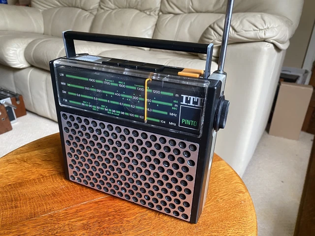 VINTAGE RADIO ITT PINTO 1970’s Retro Portable 4 Band radio £19.70 ...