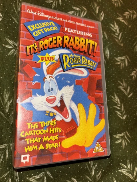 WHO FRAMED ROGER Rabbit Video VHS Disney touchstone Classic Rare Twin ...