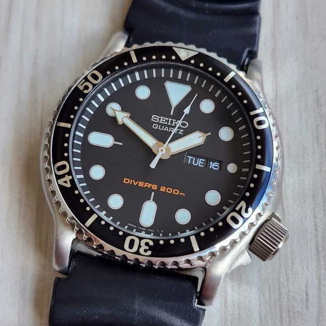 RARE SEIKO DIVER SHC015 Quartz Cal.7N36 Day Date Vintage Men Watch EUR ...