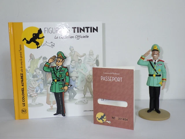 FIGURINE TINTIN COLLECTION officielle n° 92 Le colonel Alvarez EUR 44 ...