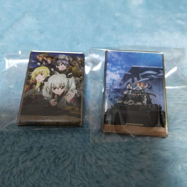 GIRLS UND PANZER Garupan Pin Anstecker 2 Stück Set Anime Goods From ...