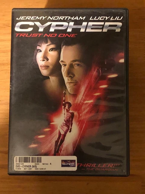 CYPHER (DVD, 2005) Action Thriller Jeremy Northam Lucy Liu Widescreen ...
