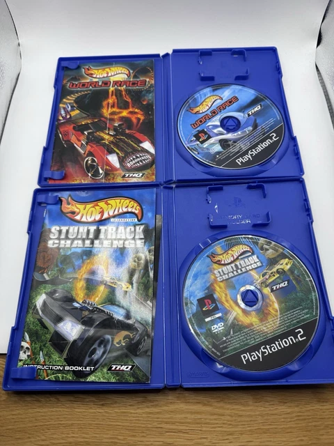 PS2 HOT WHEELS games Bundle world race & stunt track challenge £9.95 ...
