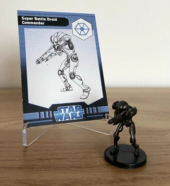 FIGURINE STAR WARS Miniatures : Super Battle Droid Commander 10/10 EUR ...