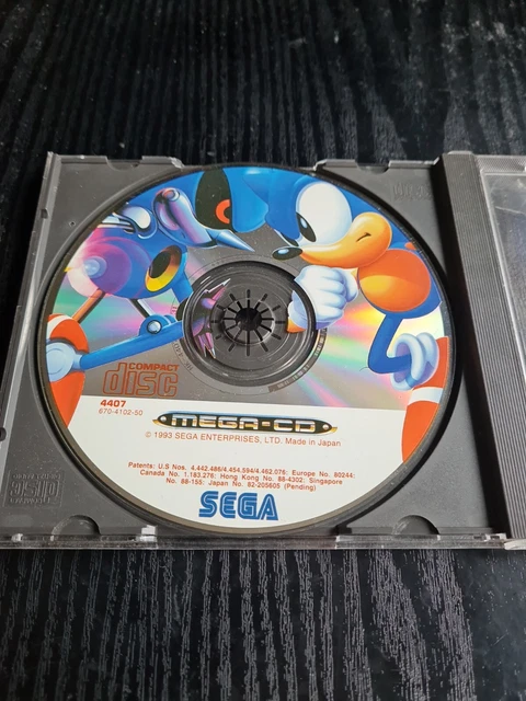 RARE VINTAGE RETRO Sega "Mega Sonic The Hedgehog CD" disk only £79.95 ...