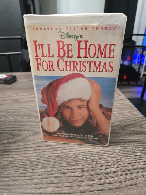 DISNEY'S I'LL BE Home for Christmas VHS Clamshell Case Jonathan Taylor ...
