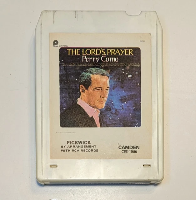 8 TRACK TAPE Perry Como The Lord's Prayer Vintage Pickwick - RCA $5.00 ...