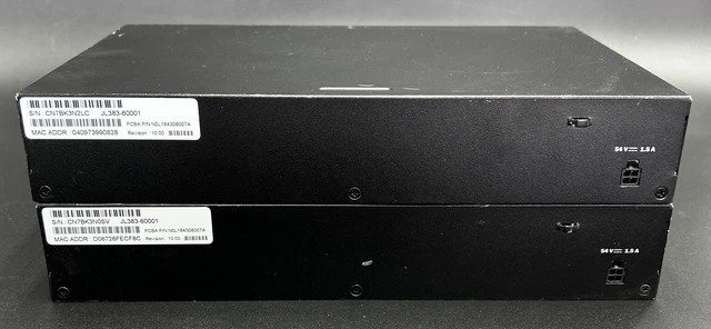LOT (2) X HPE OfficeConnect 1920S Series 8 Port Switch JL383A *NO AC ...