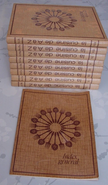 LA CUISINE DE A -Z (8 Volumes+index) 1972 préface de PAUL BOCUSE EUR 40,00 - PicClick FR