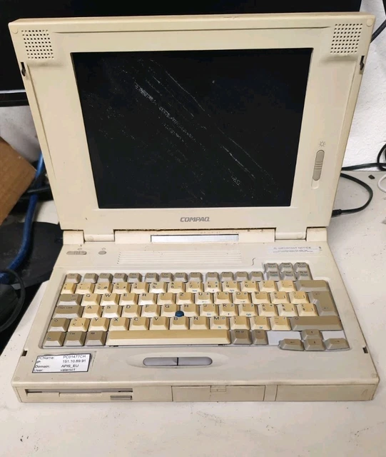 COMPAQ LTE 5100 Computer Notebook Vintage Series 2880D NO Commodore ...
