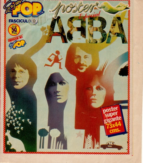 ABBA SUPER POP Posters + Chiquitita Poster From El Gran Musical Spain ...