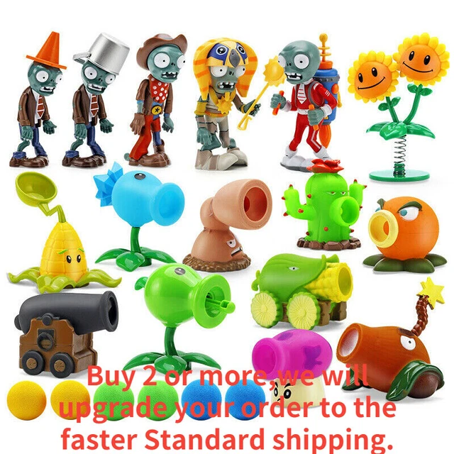 PLANTS VS ZOMBIES Peashooter Action Figures Model Toys Children Kits ...