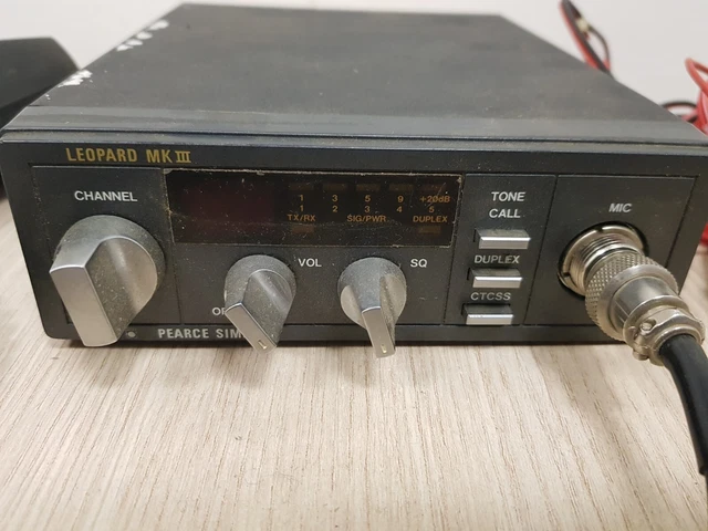VINTAGE PEARCE SIMPSON Leopard Mk III Cb Radio Made in Taiwan $30.00 ...