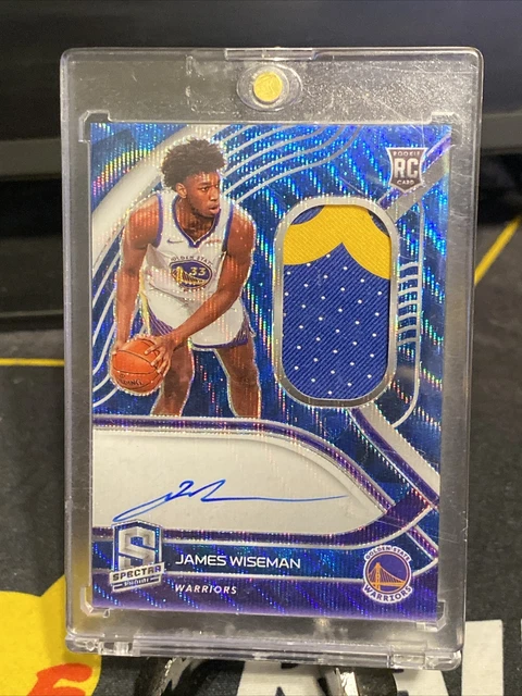 PATCH AUTO RECRUE James Wiseman /30 2020-21 patch 2 couleurs Panini ...