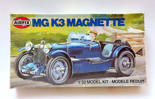 VINTAGE AIRFIX MG K3 Magnette 1/32 scale model kit £20.00 - PicClick UK