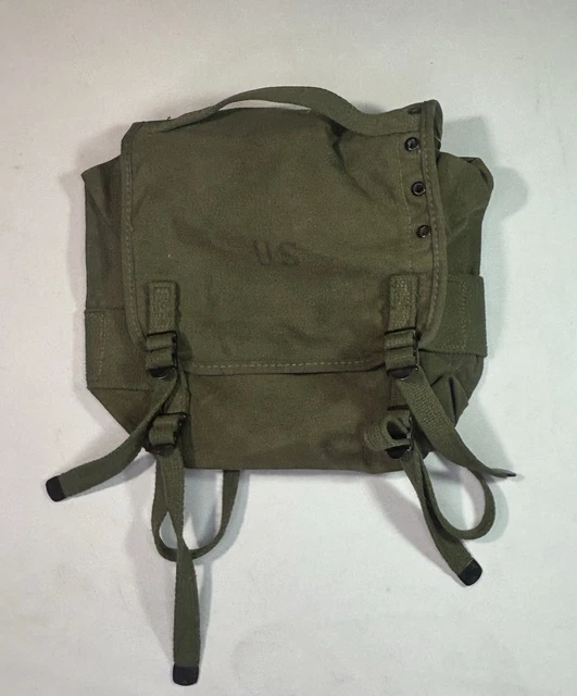 VIETNAM WAR US Army M1956 Field Pack Butt Pack Dated 1960 Canvas Gear ...