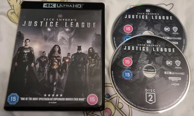 ZACK SNYDERS JUSTICE League 4K Ultra HD Blu Ray £11.99 - PicClick UK