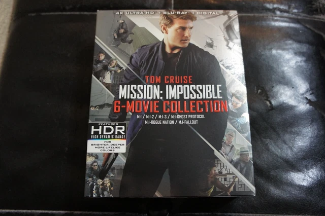 MISSION IMPOSSIBLE 6-MOVIE Collection 4K SLIP COVER BOX ONLY EUR 1,70 ...