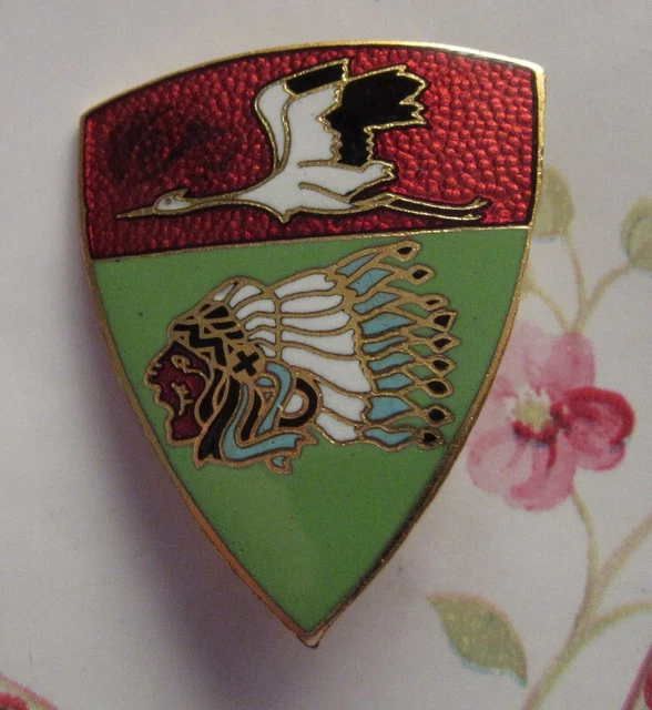 RARE- INSIGNE ESCADRON de chasse 2/4 La Fayette LUXEUIL EUR 30,00 ...