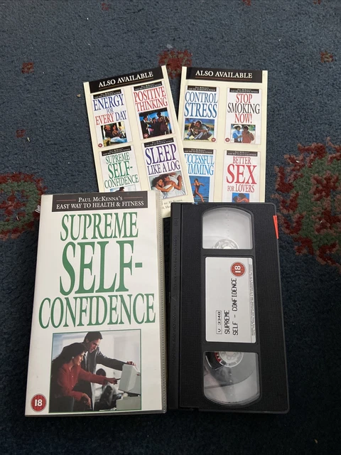 PAUL MCKENNA SUPREME Self Confidence VHS Video Tape £5.00 - PicClick UK