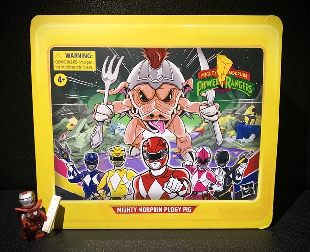 POWER RANGERS FIGUR Mighty Morphin Pudgy Pig Lightning Collection ...