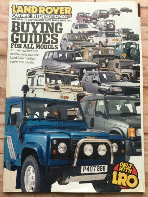 LAND ROVER OWNER International Magazine Supplement - Buying Guides £7. ...