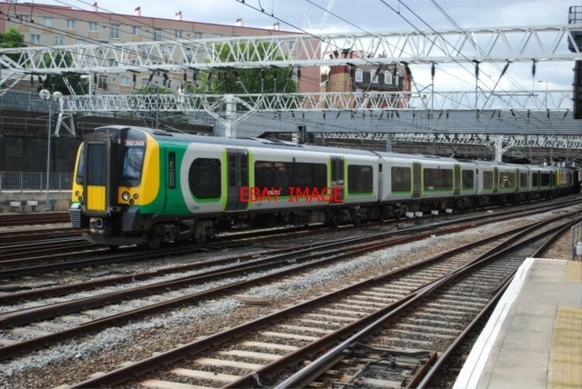 PHOTO CLASS 350 4-Car Emu No 350 248 Entering Euston 09/09 £2.00 ...