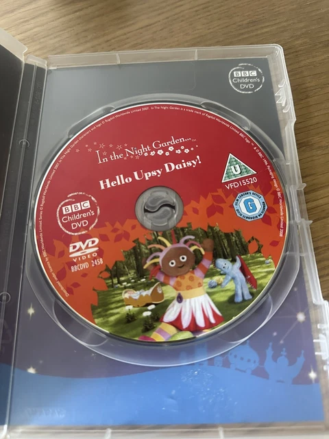 IN THE NIGHT Garden Hello Upsy Daisy! DVD (2014) Iggle Piggle CBeebies ...