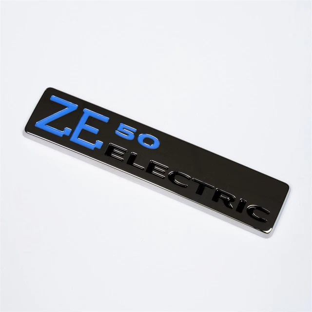 GENUINE RENAULT REAR Boot ZE 50 Electric Logo Badge Emblem ZOE Z.E ...