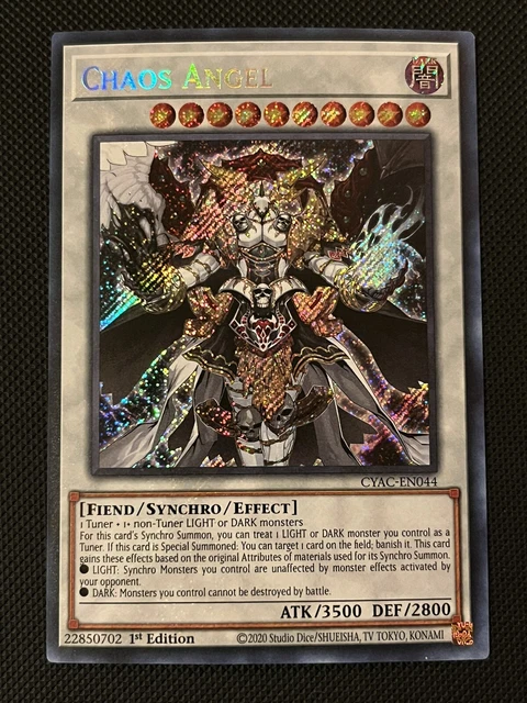 YU-GI-OH ! TCG Chaos Angel Cyberstorm Access CYAC-EN044 1ère édition secret rare EUR 38,81 ...