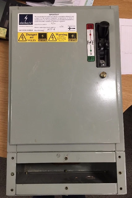 FEDERAL ELECTRIC FUSE Switch GEAR Isolator QUAD BREAK quadbreak 100amps ...