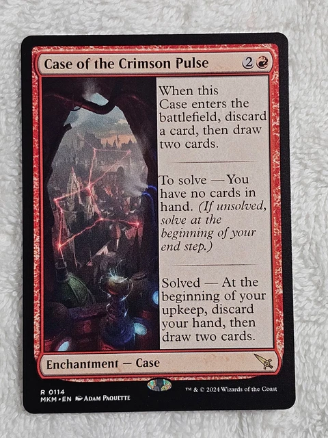 CARTE MAGIQUE MTG Case of the Crimson Pulse #114 Murders at Karlov ...