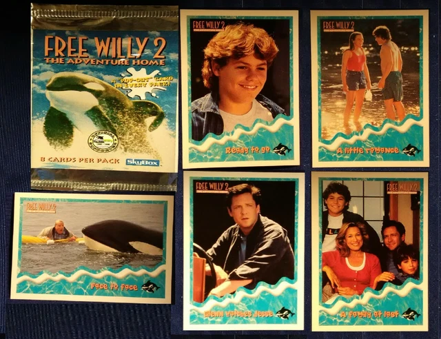 1995 SKYBOX “FREE Willy” Trading Card Set (90) & Wrapper £10.43 ...