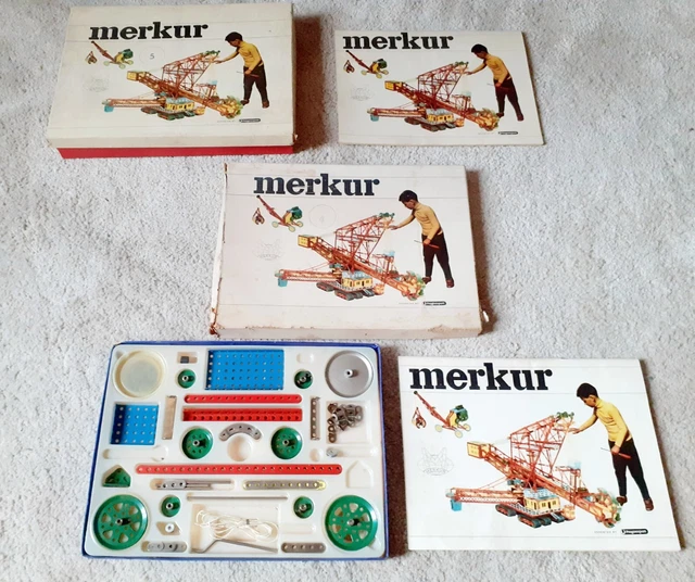 3 BOITES JEU Construction Merkur type meccano ancien Jouet Ancien ...