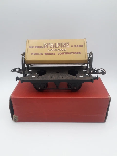 HORNBY TRAINS MECCANO 42225 No.1 Side Tipping Wagon, O Gauge, McAlpine ...