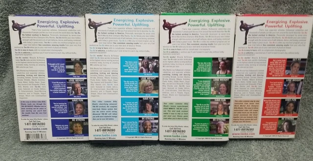 TAE BO BILLY Blanks Ultimate Total Body Workout Fitness VHS Video Tapes ...