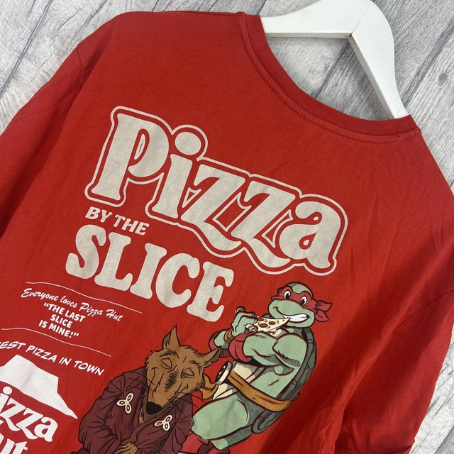 TEENAGE MUTANT NINJA Turtles Pizza Hut Primark Medium Red T-Shirt TMNT ...