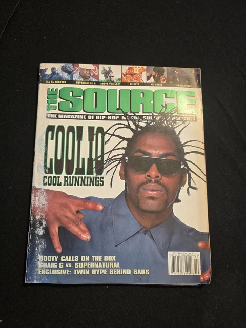 THE SOURCE MAGAZINE October 1994 Issue No 61 Hip-Hop Rap Coolio £17.14 ...