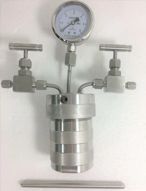 HYDROTHERMAL SYNTHESIS AUTOCLAVE Reactor vessel + inlet outlet gauge ... HYDROTHERMAL SYNTHESIS AUTOCLAVE Reactor vessel + inlet outlet gauge ...