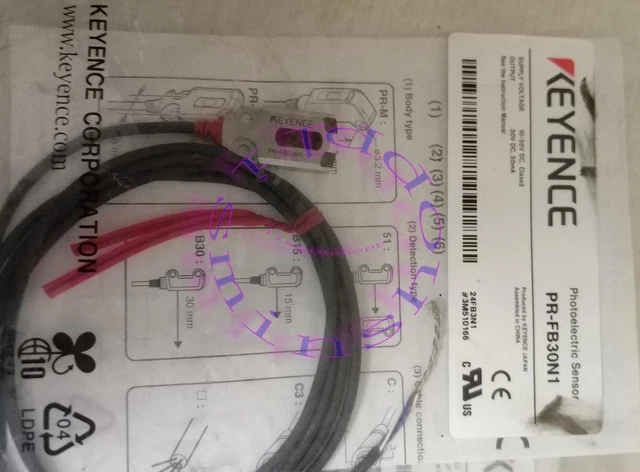 ONE KEYENCE PHOTOELECTRIC sensor PR-FB30N1 £36.71 - PicClick UK