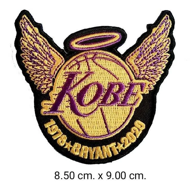 NBA KOBE BRYANT Angle Wings logo for patch iron and sewing on Clothes £ ...