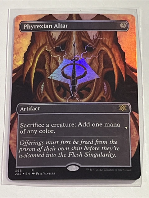 BORDERLESS PHYREXIAN ALTAR Lp 2X2 Double Masters 2022 Mtg Foil EUR 13,79 - PicClick FR