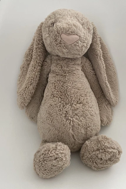 JELLYCAT MEDIUM LIGHT Brown Bashful Bunny £29.50 - PicClick UK
